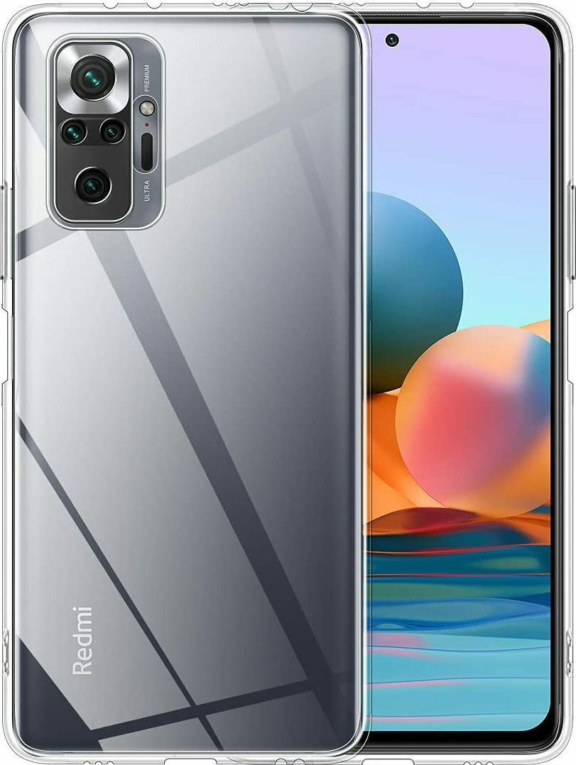Θήκη Σιλικόνης για Xiaomi Redmi Note 10 Pro Διάφανο — FIXnGO